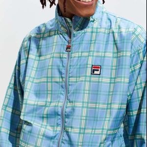 Fila | Jackets & Coats | Rare Vintage Fila X Uo Plaid Nylon Track ...